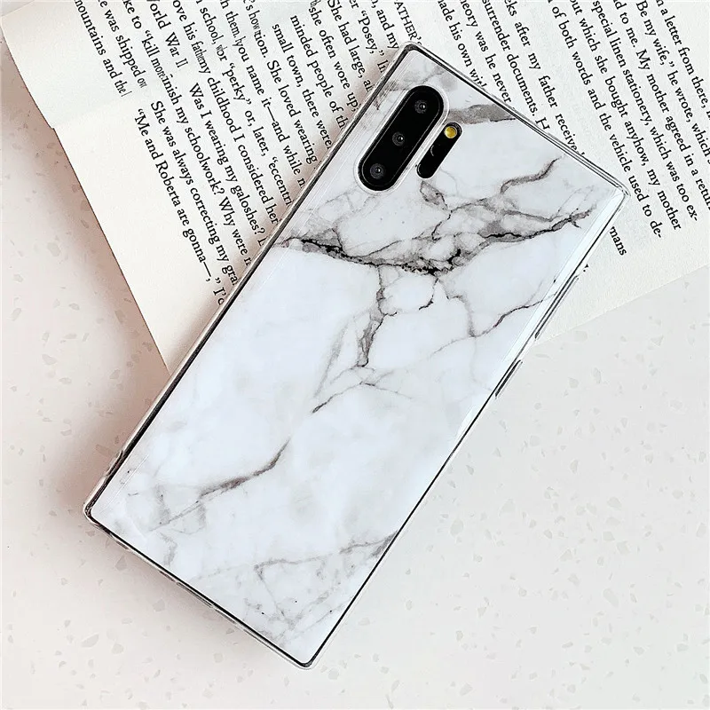 FLYKYLIN Marble Rose Case For Samsung Galaxy Note 10 Back Cover ...