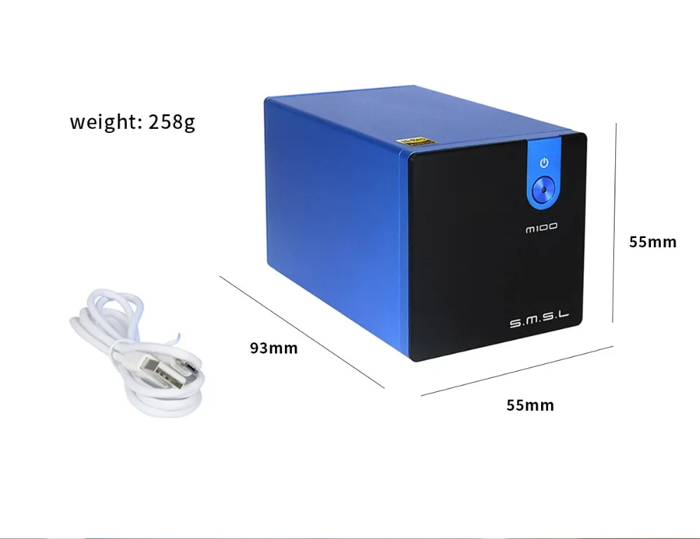 SMSL M100 MKII+SMSL SP100 HIFI Dac Decoder TUBE Headphone Amplifier