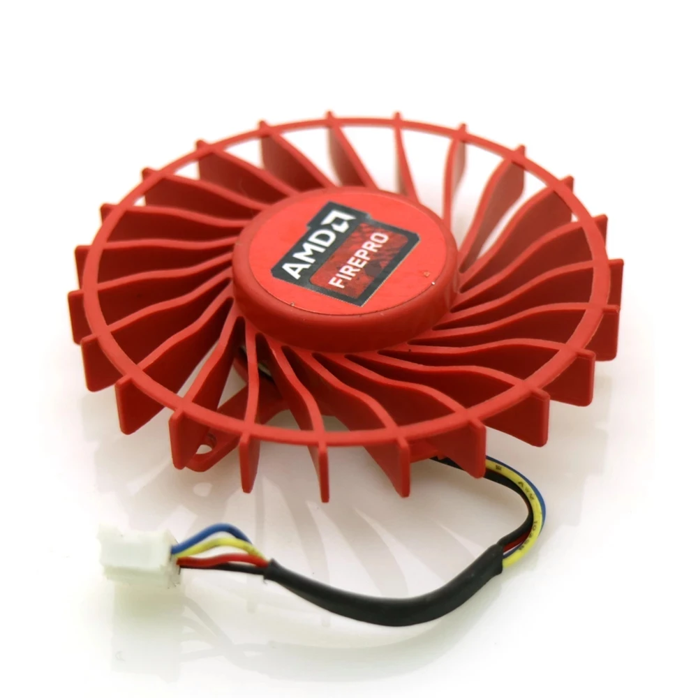 KFB0512HAA01 56mm 12V 0.20A 4 Wire Video Card Cooler Fan For AMD ...