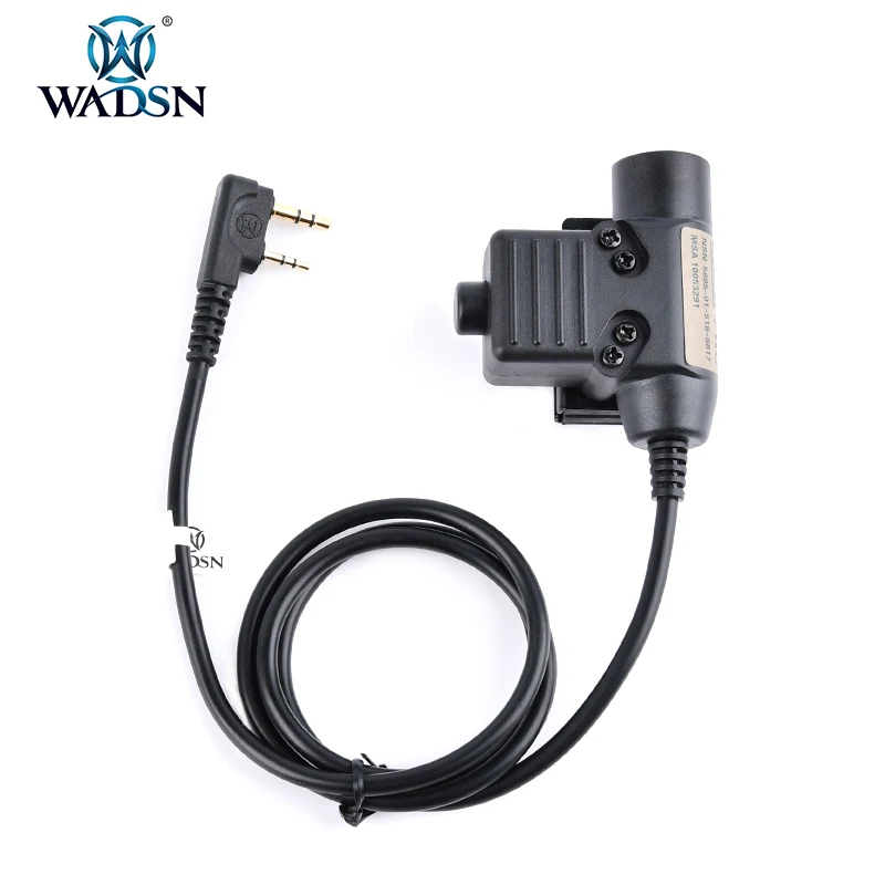 Wadsn Tactical U94 Ptt 7.0 Cable Plug Military Headset Adapter For ...