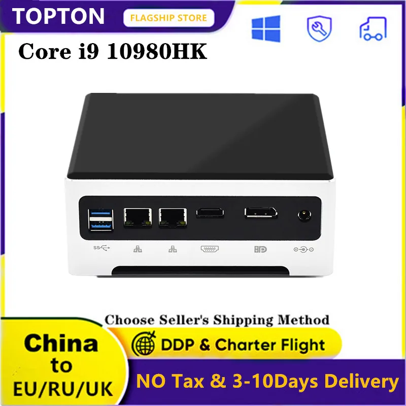 2021 Cheap 10th Gen Mini PC Intel Core i9 10980HK i7-1165G7 2*M.2 NVME ...