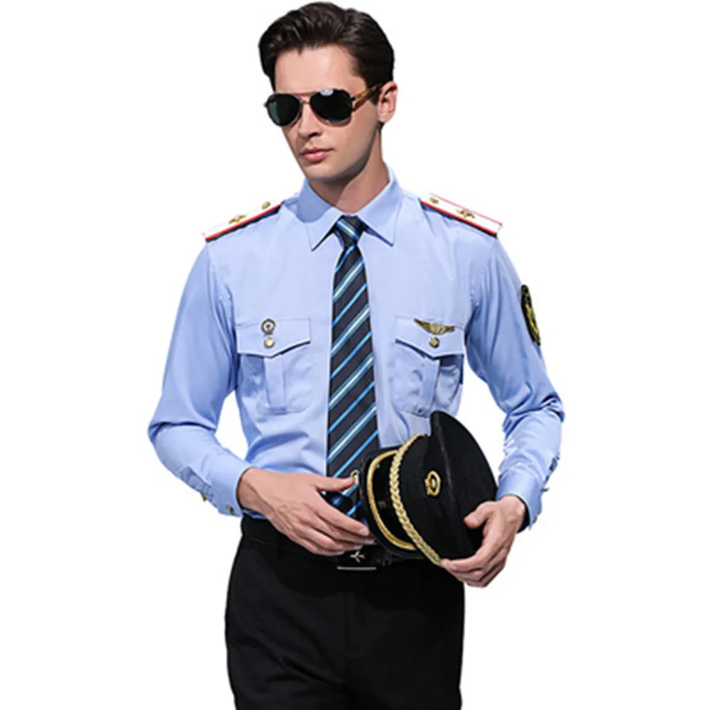 High Quality Railway Uniform Overwear Men's Train Attendant Blue Navy ...