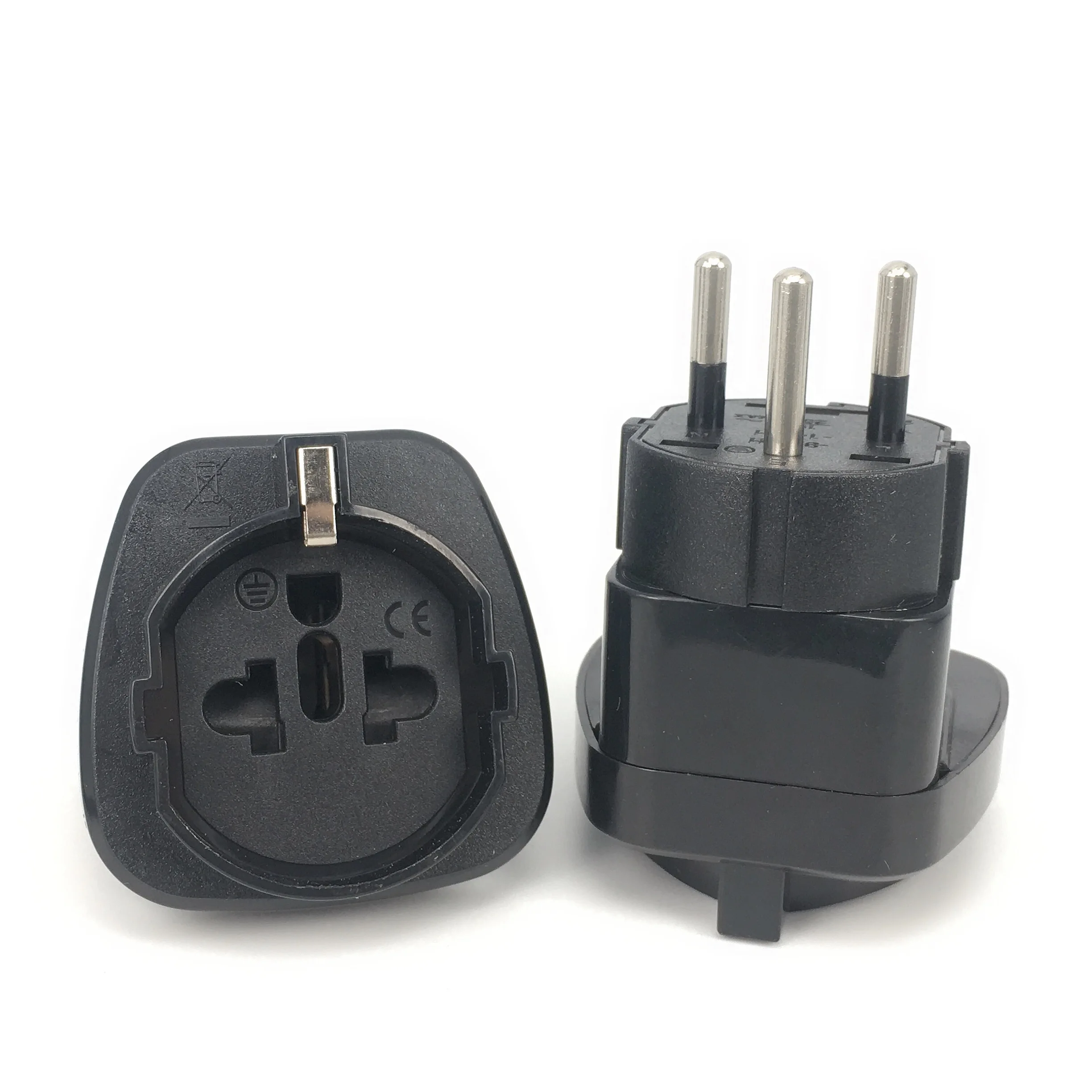 Travel Adapter Israel to US/Italy/Brazil/Schuko Universal Electric Plug ...