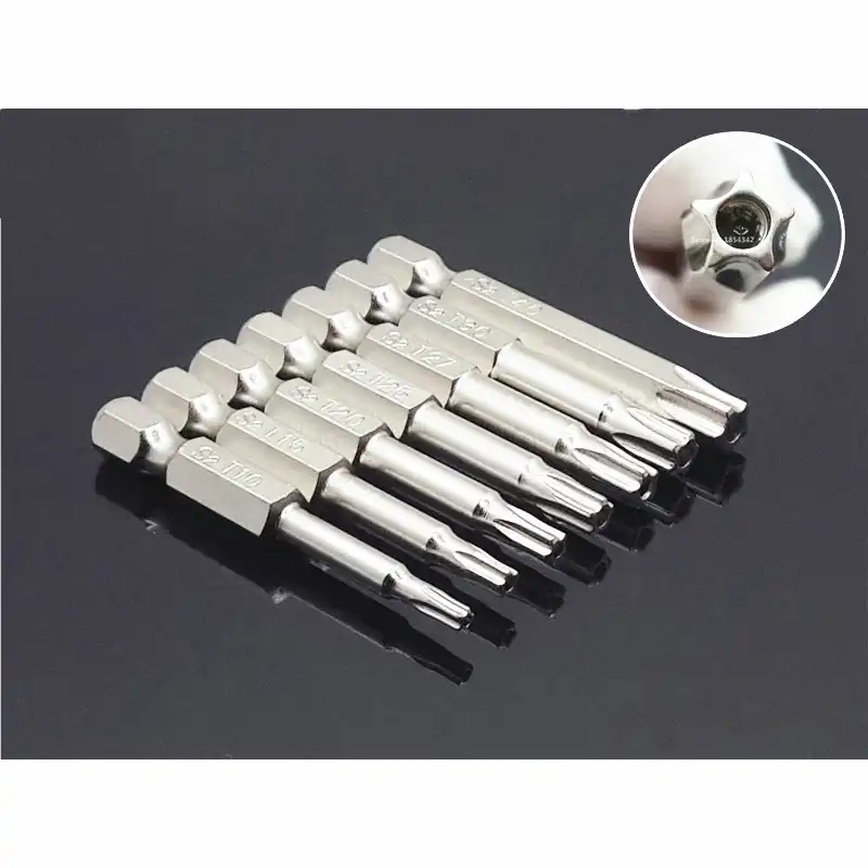 4Pcs Set Pentagon Screwdriver Drill Bits Share Bicycle Security Bits 1/ ...