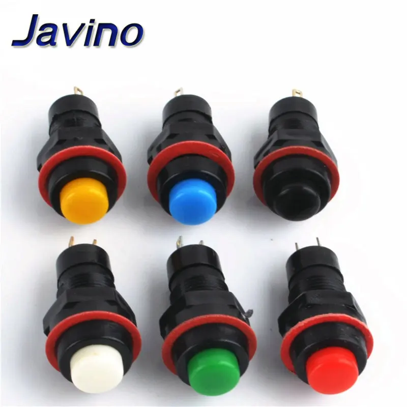 DS-213 self-reset Push Button Switch 10mm Self Return Momentary Push ...