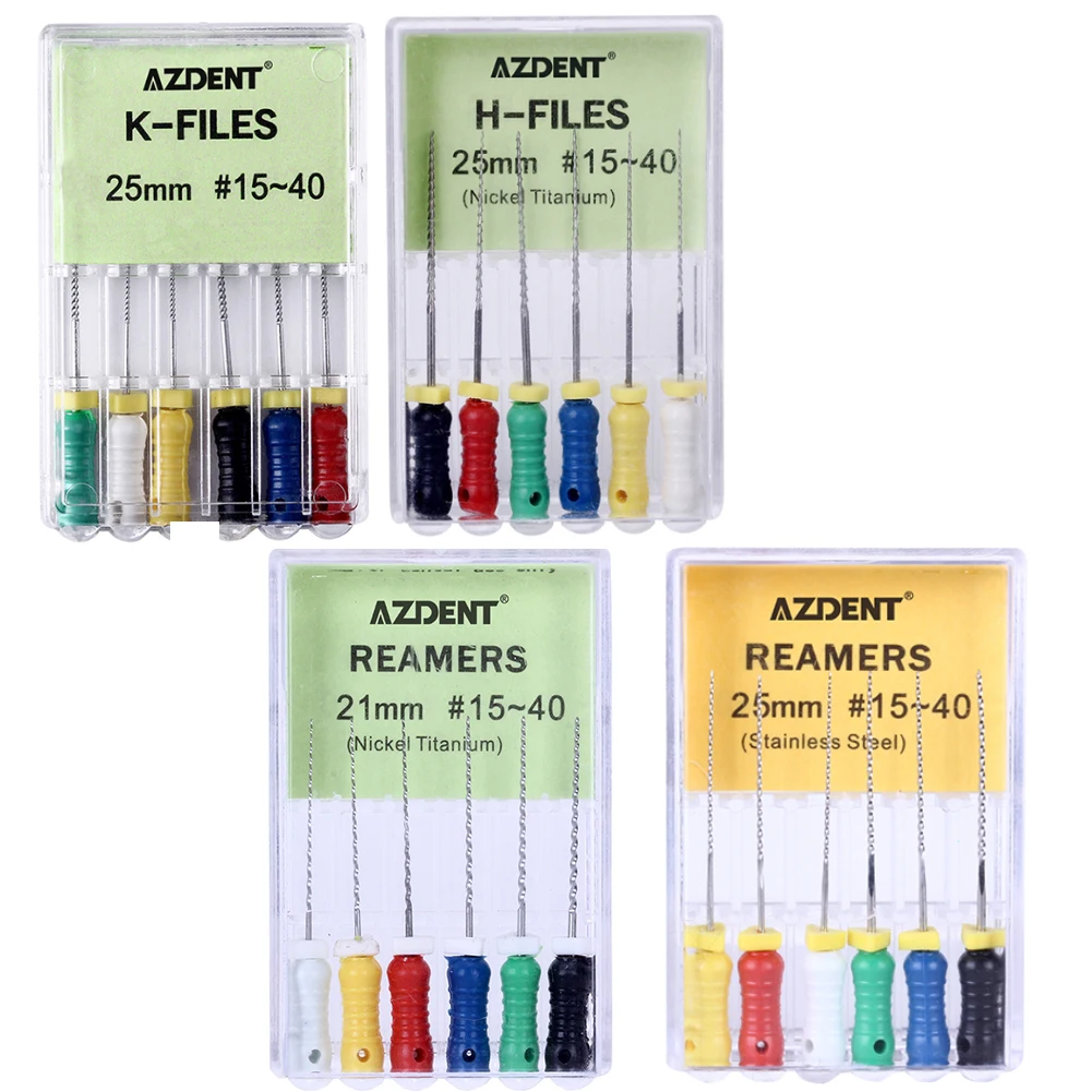 Ranking TOP8 6Files Dental Endodontic Endo Root Canal Hand Use File ...