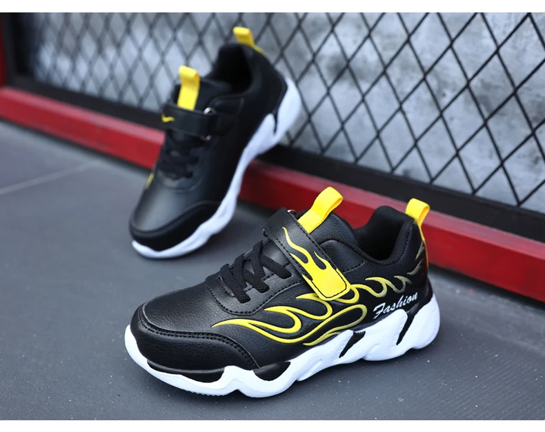 Leather Boys Sneakers For Children Shoes Kids Sneakers Girls Casual ...