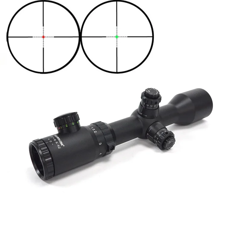 Visionking 1.5 6x42 Riflescope Mil Dot 30mm IR Hunting Scopes Tactical ...