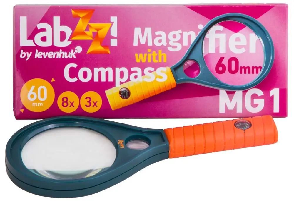 Magnifier with Compass levenhuk labzz MG1 - AliExpress 1420