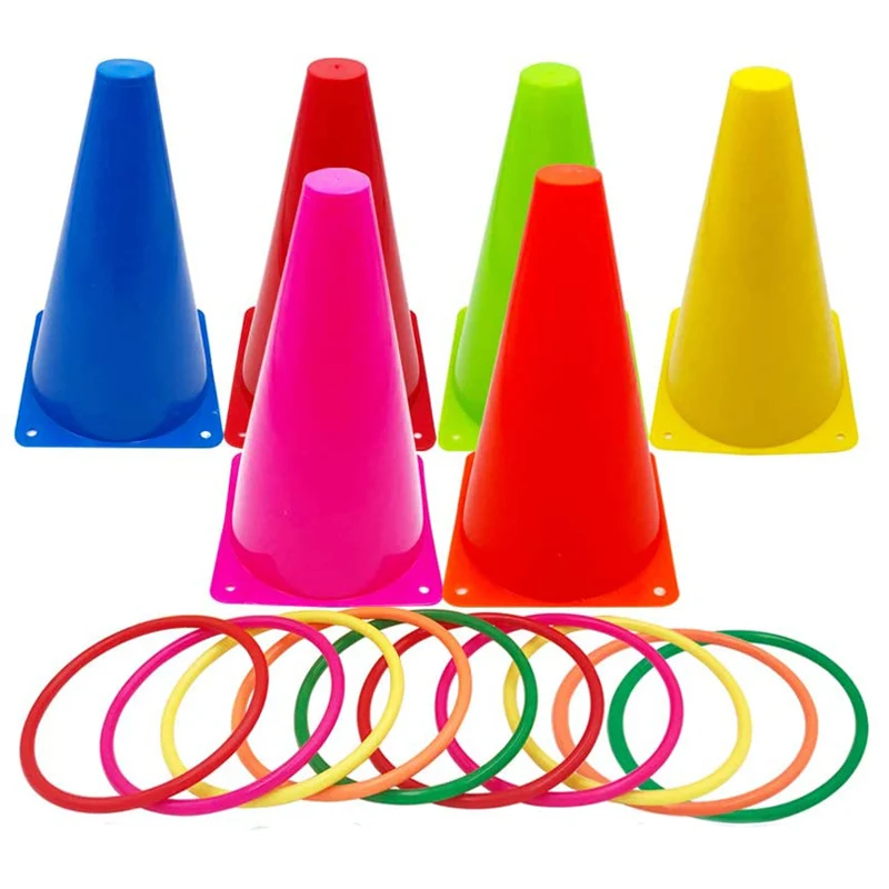 Ring-Toss-Cone-Game-Set-para-Crian-as-Jogo-De-Carnaval-Brinquedo ...