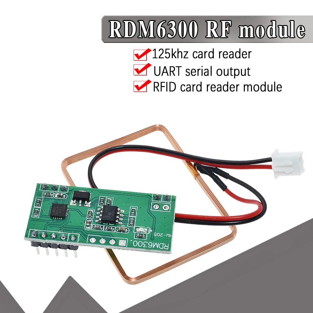 Wavgat 125Khz Rfid Reader Module RDM6300 Uart Uitgang Access Control System Voor Arduino Beste ...