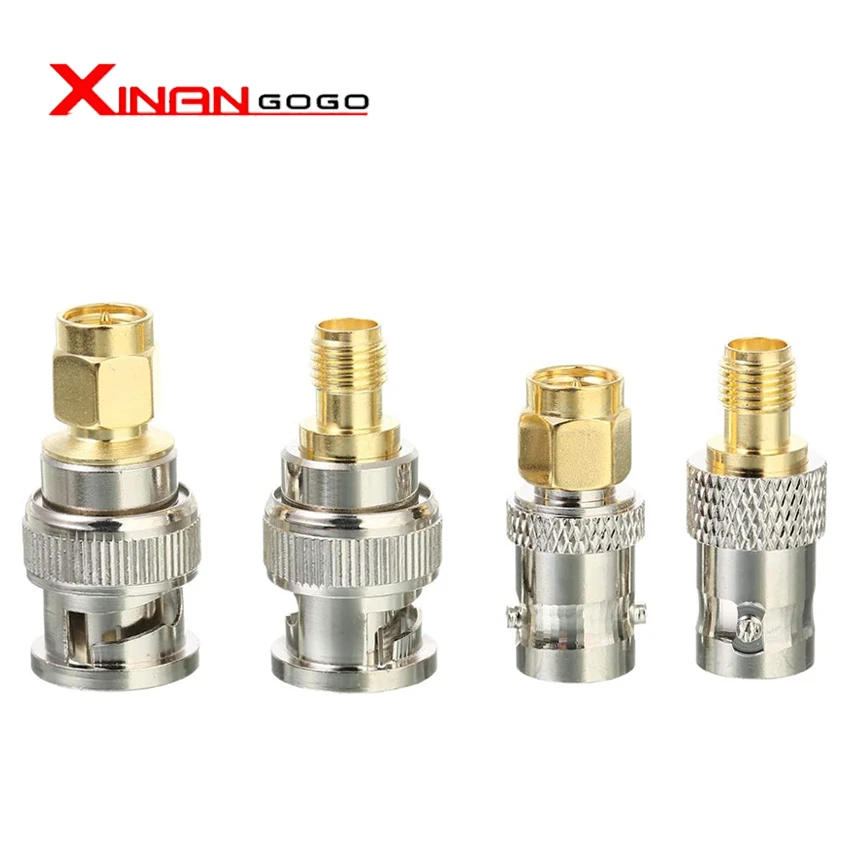 1pcs Rf Adapter Coax Coaxial Gold Plated Copper Antenna Connector Sma ...