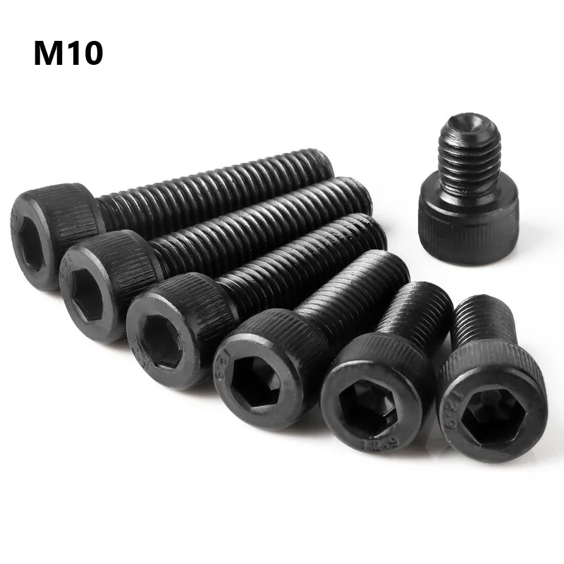 M10-Bolt-12-9-Grade-Alloy-Steel-Black-Hexgon-Socket-Screw-M10-10-12-18 ...
