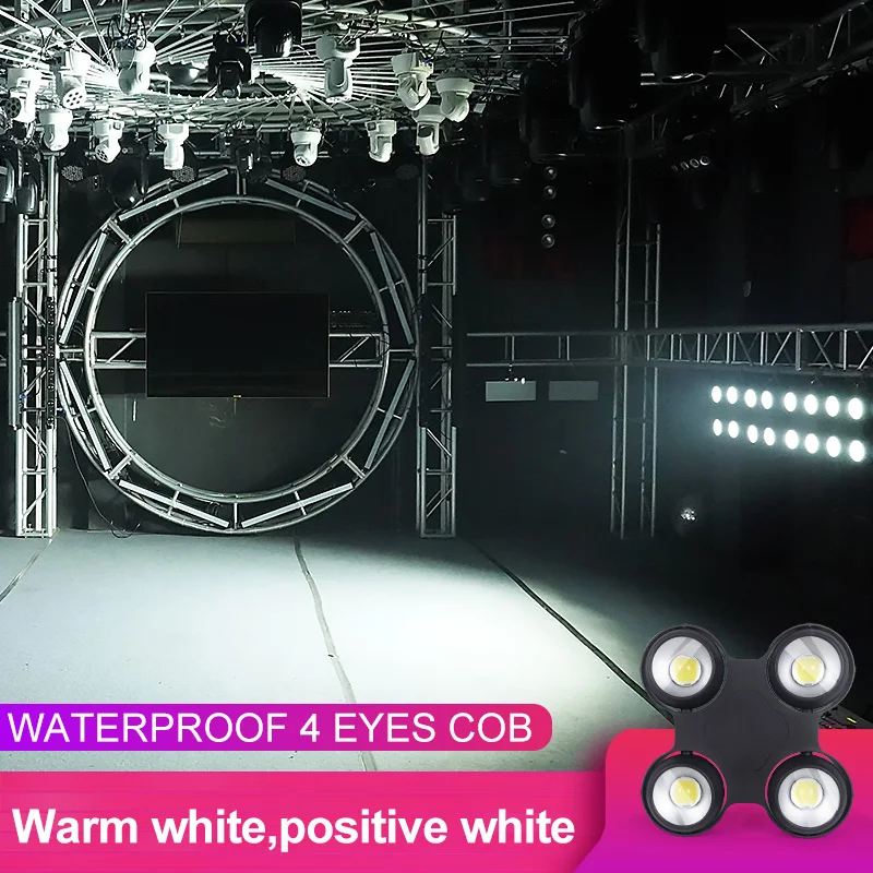 High-Power-4-Eyes-4-100W-COB-LED-Zoom-Lights-RGBW-2in1-Cob-Led-Blinder ...