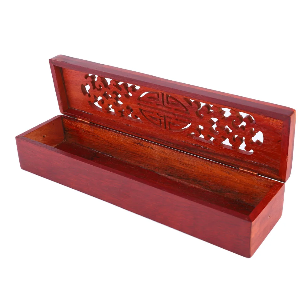 Nanmu-Chopsticks-Storage-Incense-Box-Wooden-Hollow-Lying-Incense-Burner ...