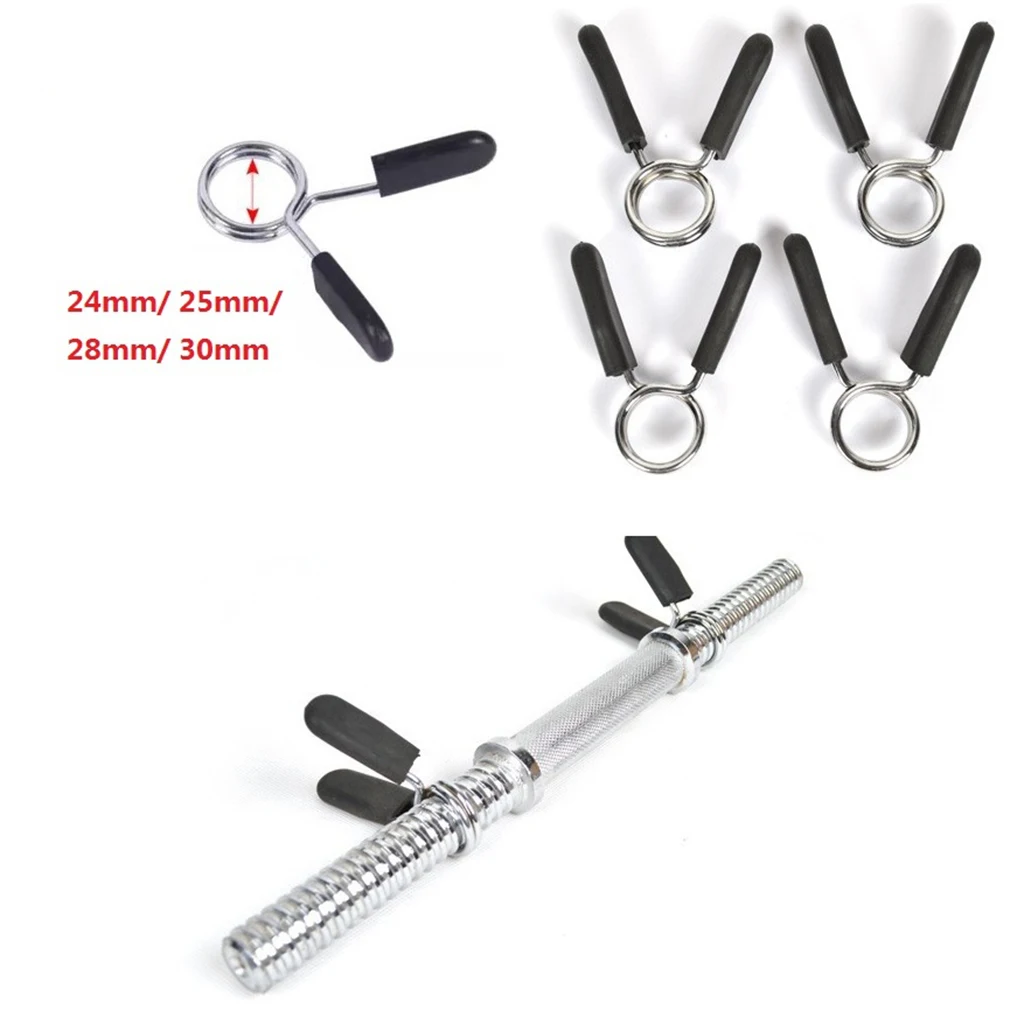 24/25/28/30mm Fitness Barbell Clips Barbell Lock Weight Collar Clips ...