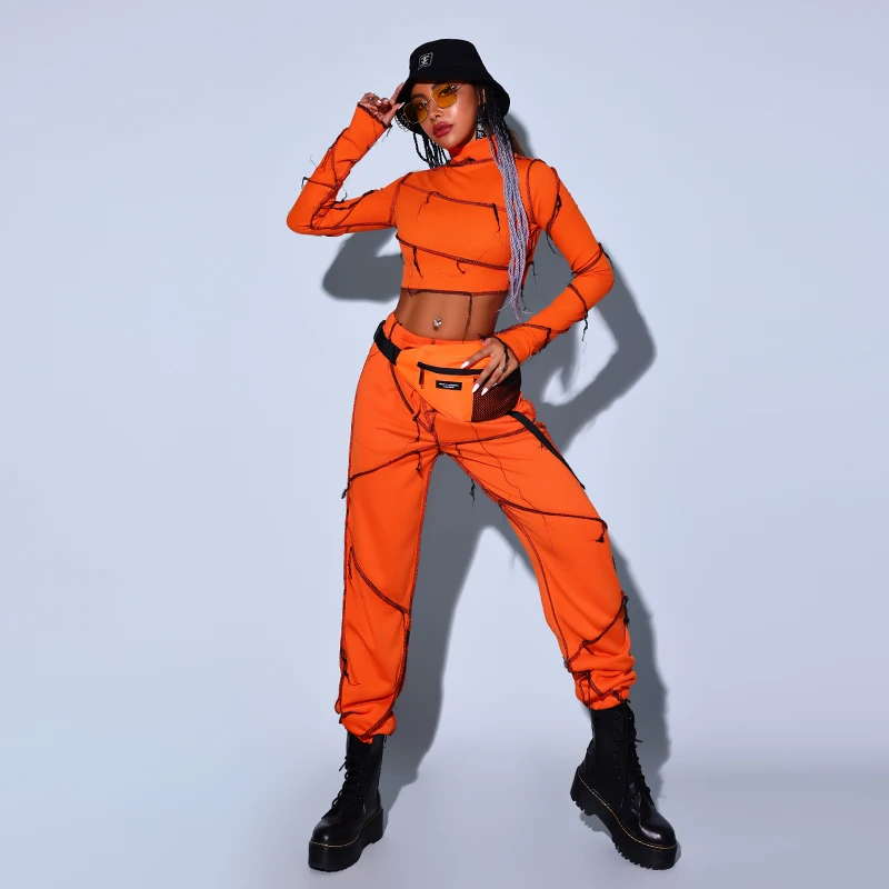 Hip Hop Street Clothes Women Rave Wear Fashion Clothes Cheerleader ...