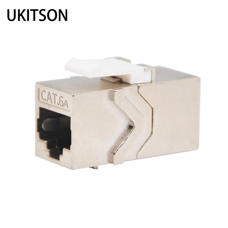 Rj45 Female Cat6a Connector | Connector Socket | Network Modules ...