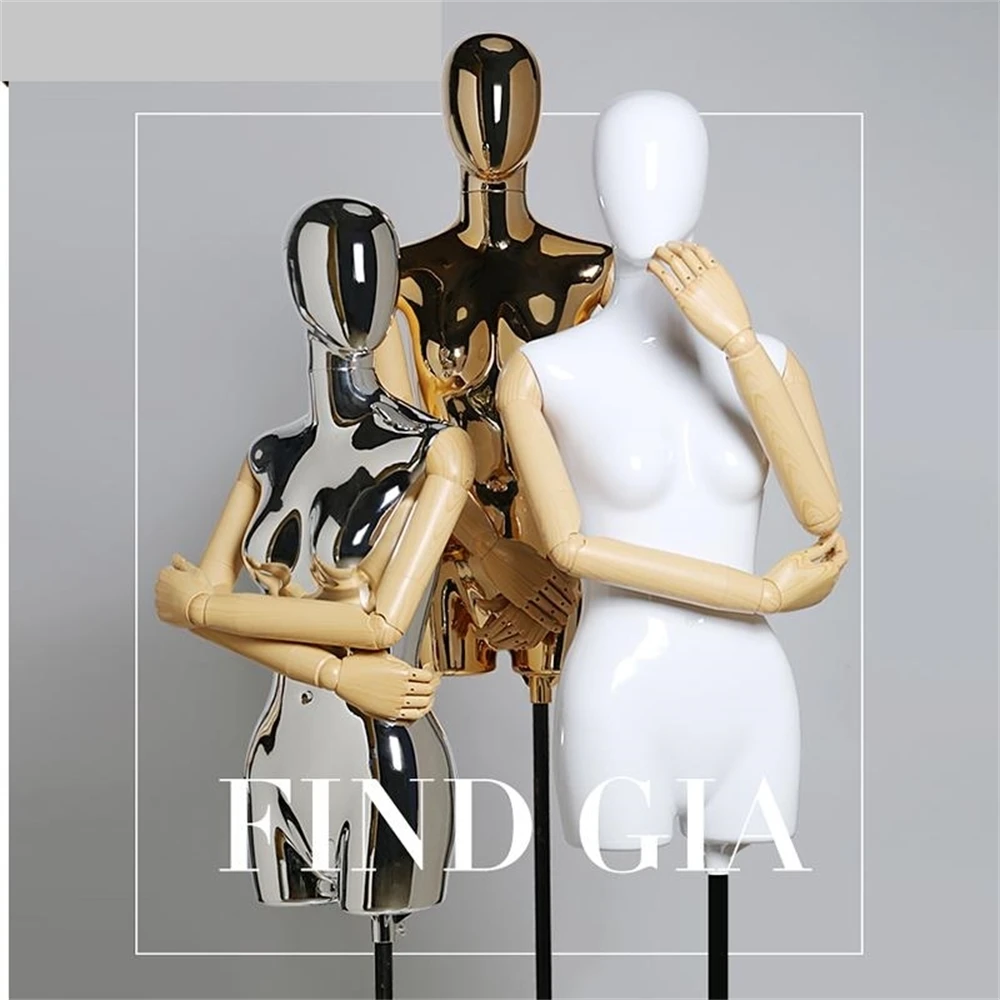 Human Model Props Women Half Body Clothing Store Full Body Window ...