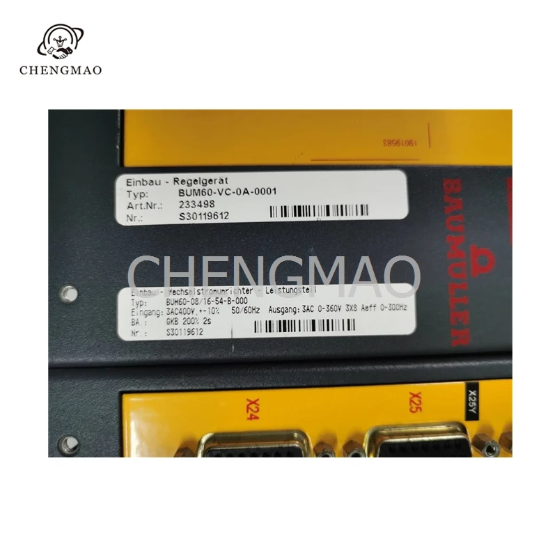 BUM60-VC-0A-0001 Germany BAUMULLER AC Servo Drive Amplifier For CNC ...