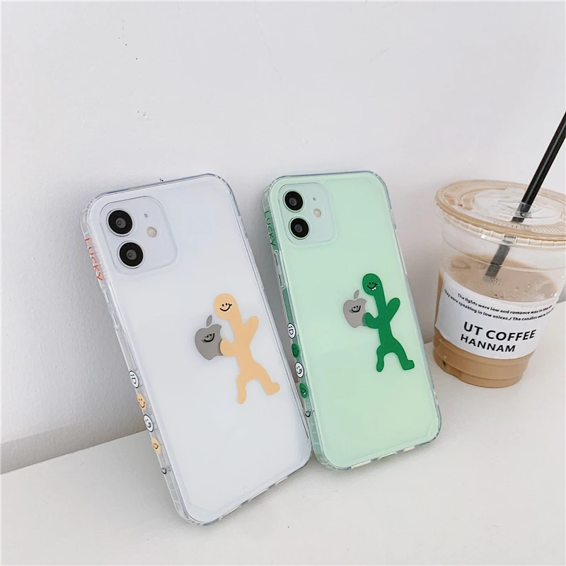 เคส iphone Cute Cartoons Dinosaur Phone Cases For iPhone 12 Mini 11 Pro ...