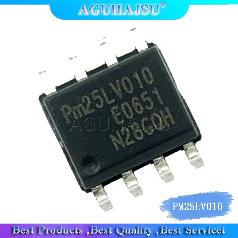 10pcs Pm25lv010 25lv010 Sop-8 Liquid Crystal Ic Chip Memory Ic ...