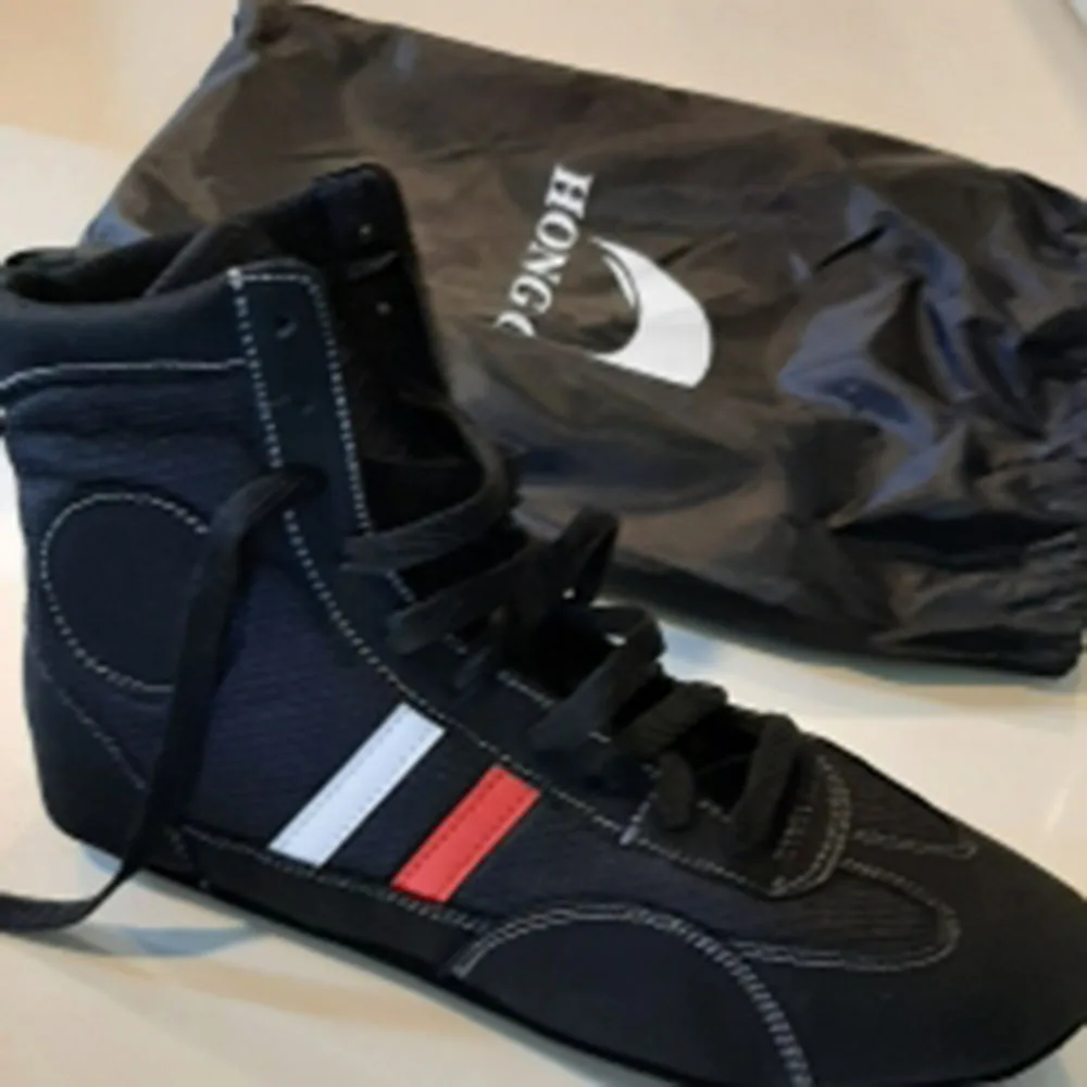 SINOBUDO-Professional-Wrestling-SAMBO-Shoes-Soft-Bottom-Boxing-Fighting ...