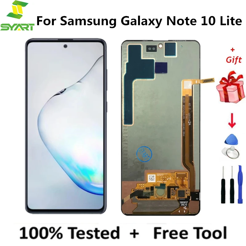 Baru-Layar-LCD-Tanpa-Burn-Shadow-untuk-Samsung-Galaxy-Note-10-Lite-LCD ...