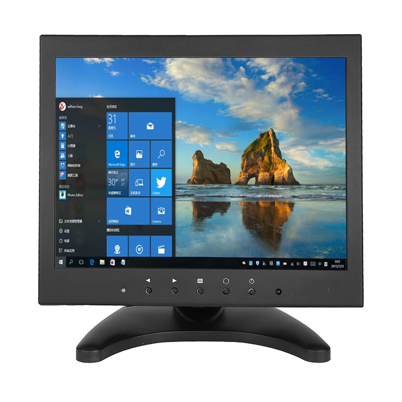 9.7 10 Inch 4:3 Screen Ratio Desktop Cheap Metal Case Monitor With ...