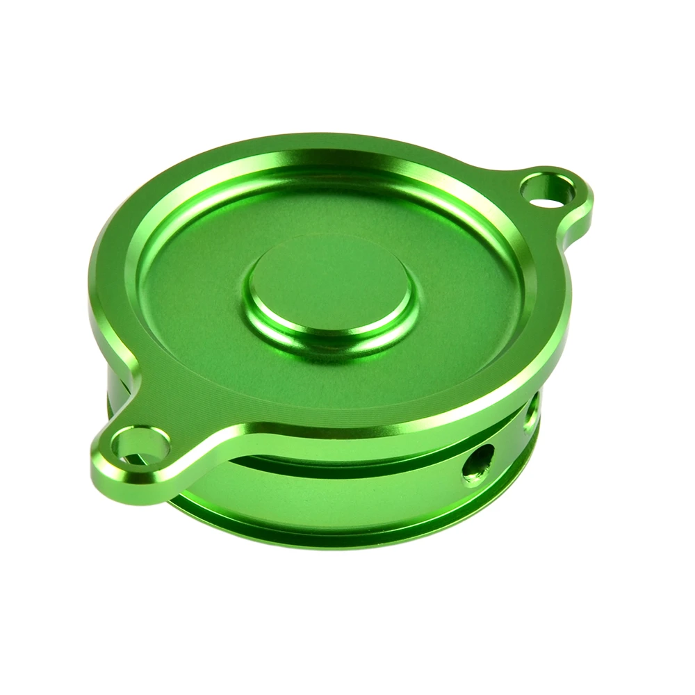 Motorcycle Oil Filter Cover Cap For Kawasaki KLX450R KX450F KLX KX 450 ...