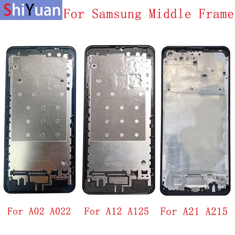 Housing-Middle-Frame-LCD-Bezel-Plate-Panel-Chassis-For-Samsung-A02-A12 ...