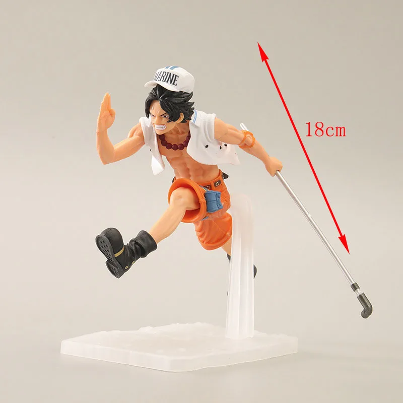 16CM PVC One Piece Luffy Portgas D Ace Sabo Brothers Figure | One piece ...