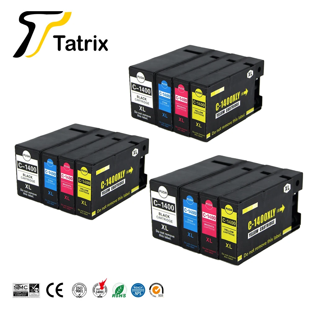 Tatrix For Canon PGI 1400XL PGI1400 1400 Compatible ink Cartridge For ...