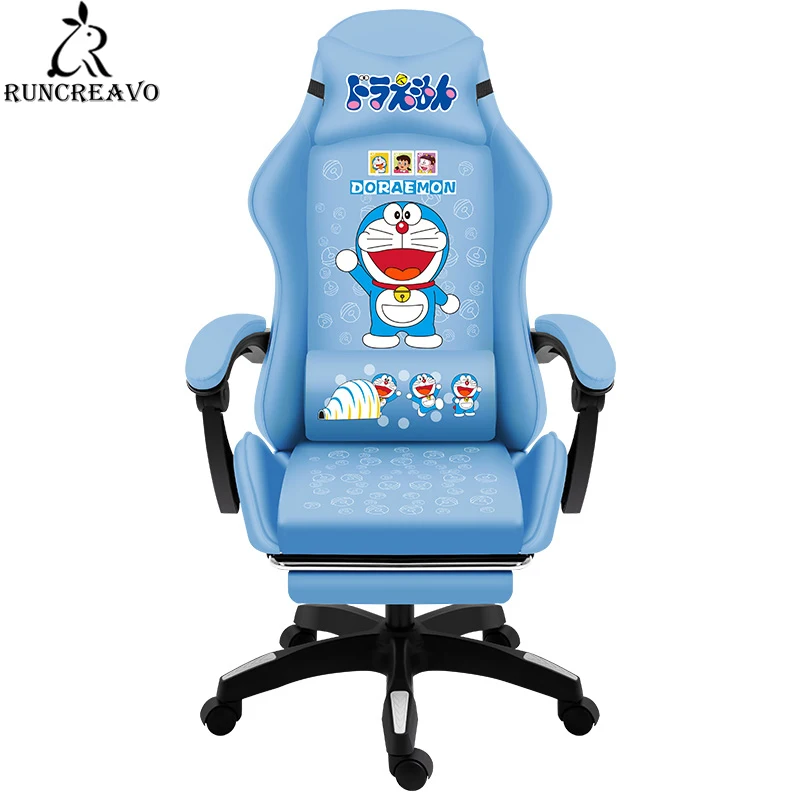 Blue-Cartoon-Students-Chairs-Home-Office-Computer-Chair-Anchor-Live ...
