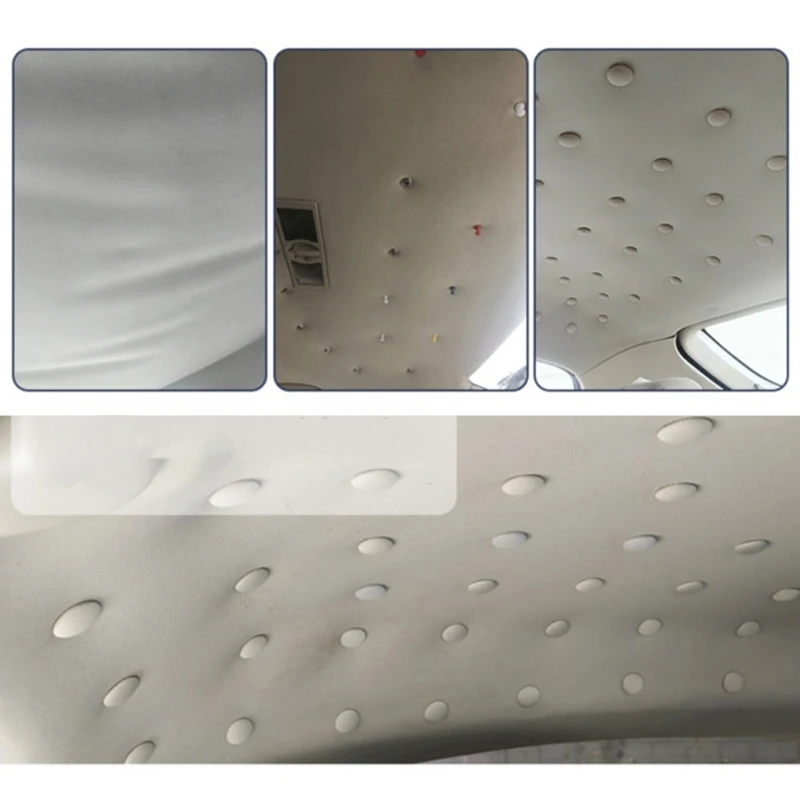 T8WF 50 Pcs Car Interior Roof Buckles Headliner Ceiling Cloth Fixing ...