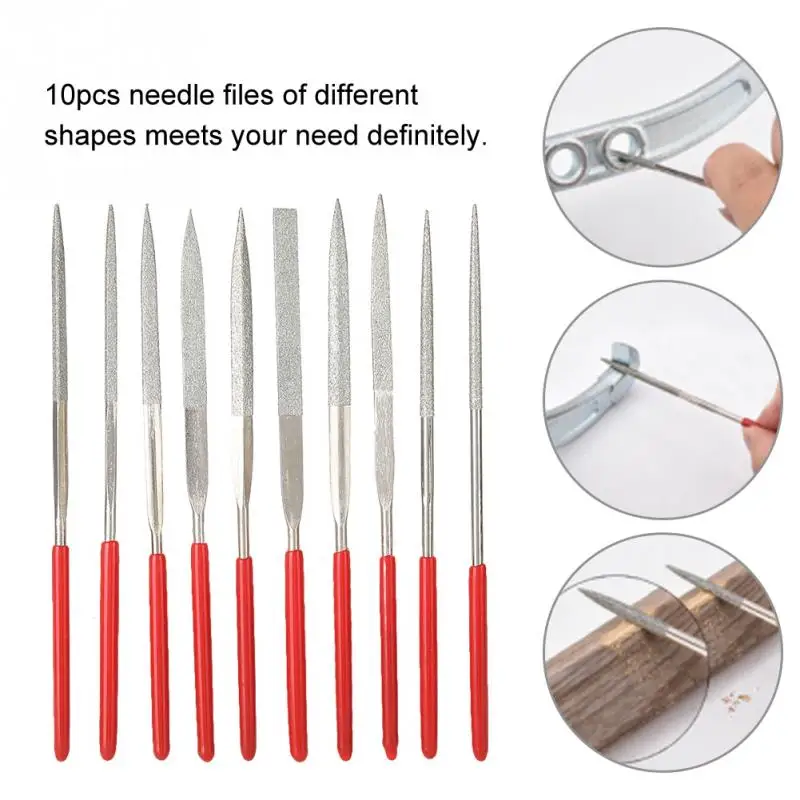 10Pcs-Diamond-Mini-Needle-File-Set-Ceramic-Crafts-DIY-Wood-Rasp-File ...