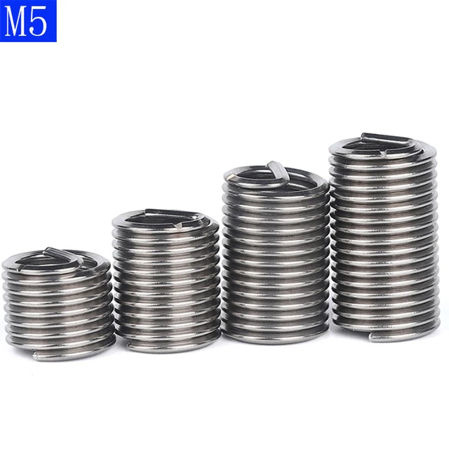 304 Stainless Steel Wire Threaded Inserts 304 Stainless, 45% OFF