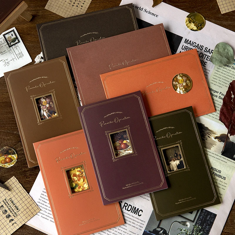 Journamm 9pcs/pack Ins Style Greeting Card Aesthetics Folding Card Gift ...