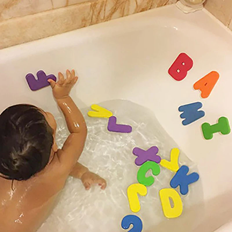 Foam Bathtub Letters