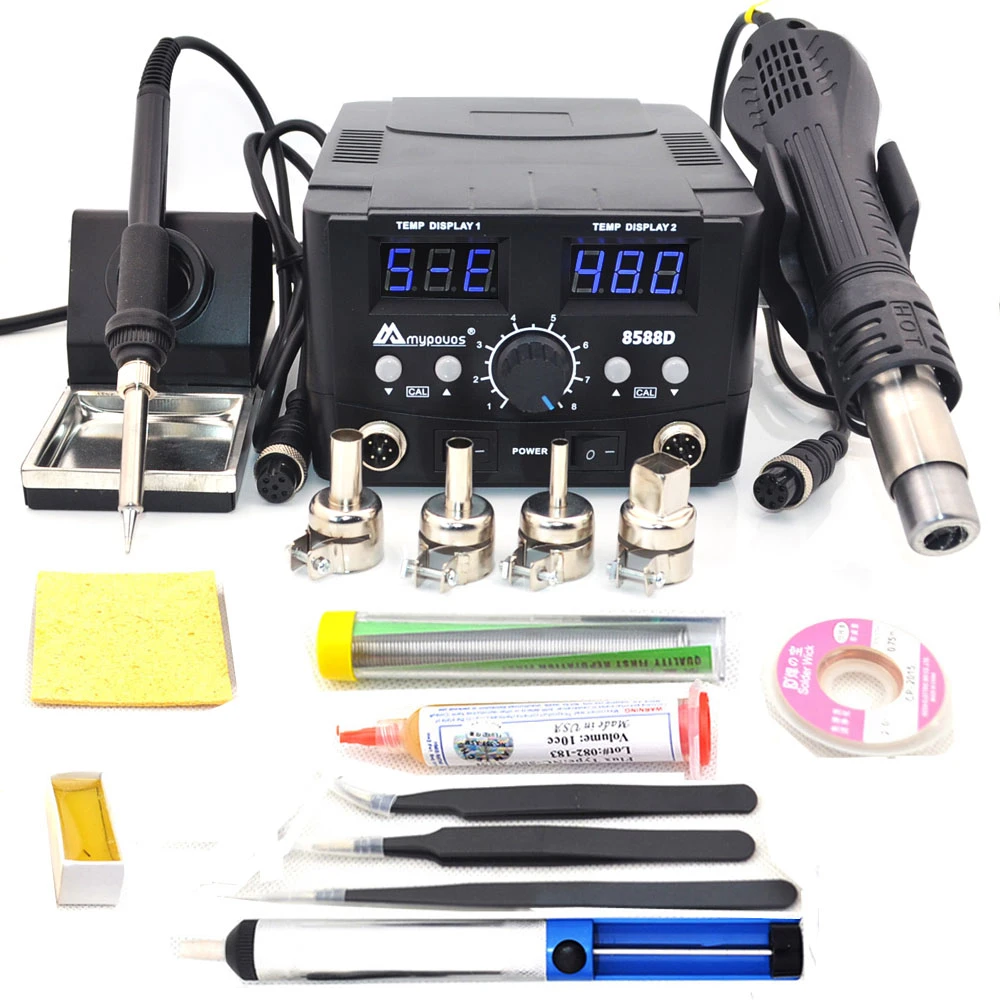 Mypovos 8588d Profession Double Digital Display Electric Soldering ...