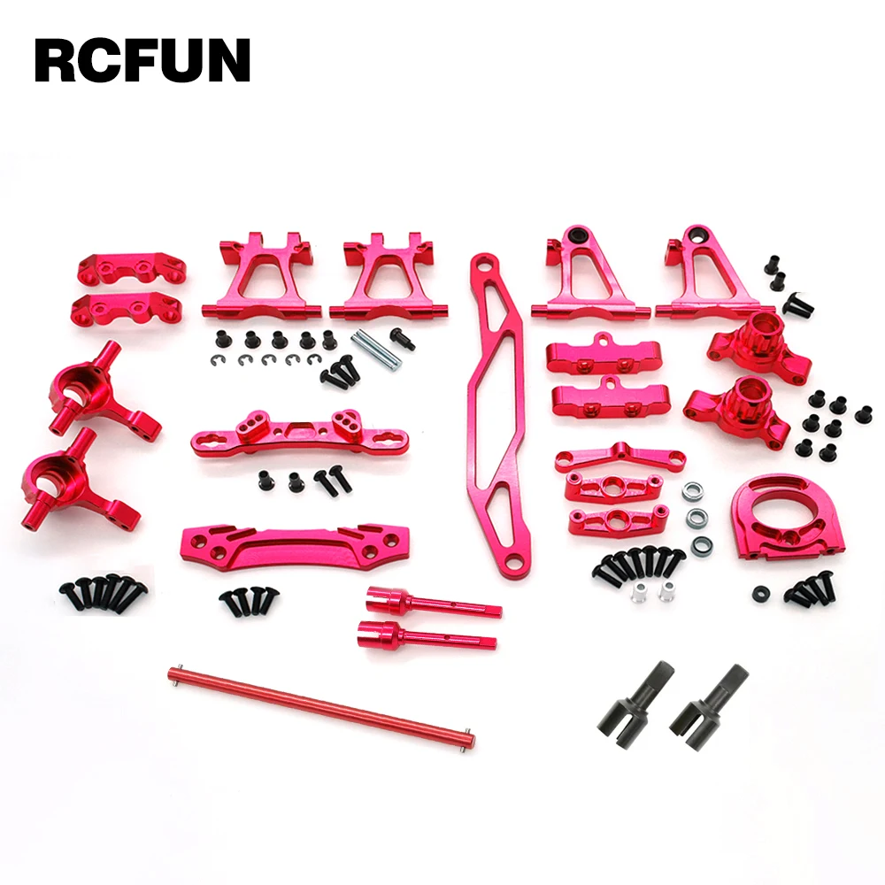 Tamiya Tt02 Metal Upgrade Parts Steering Cup Front Rear Arm Shock Absorber Mount Steering Rod ...