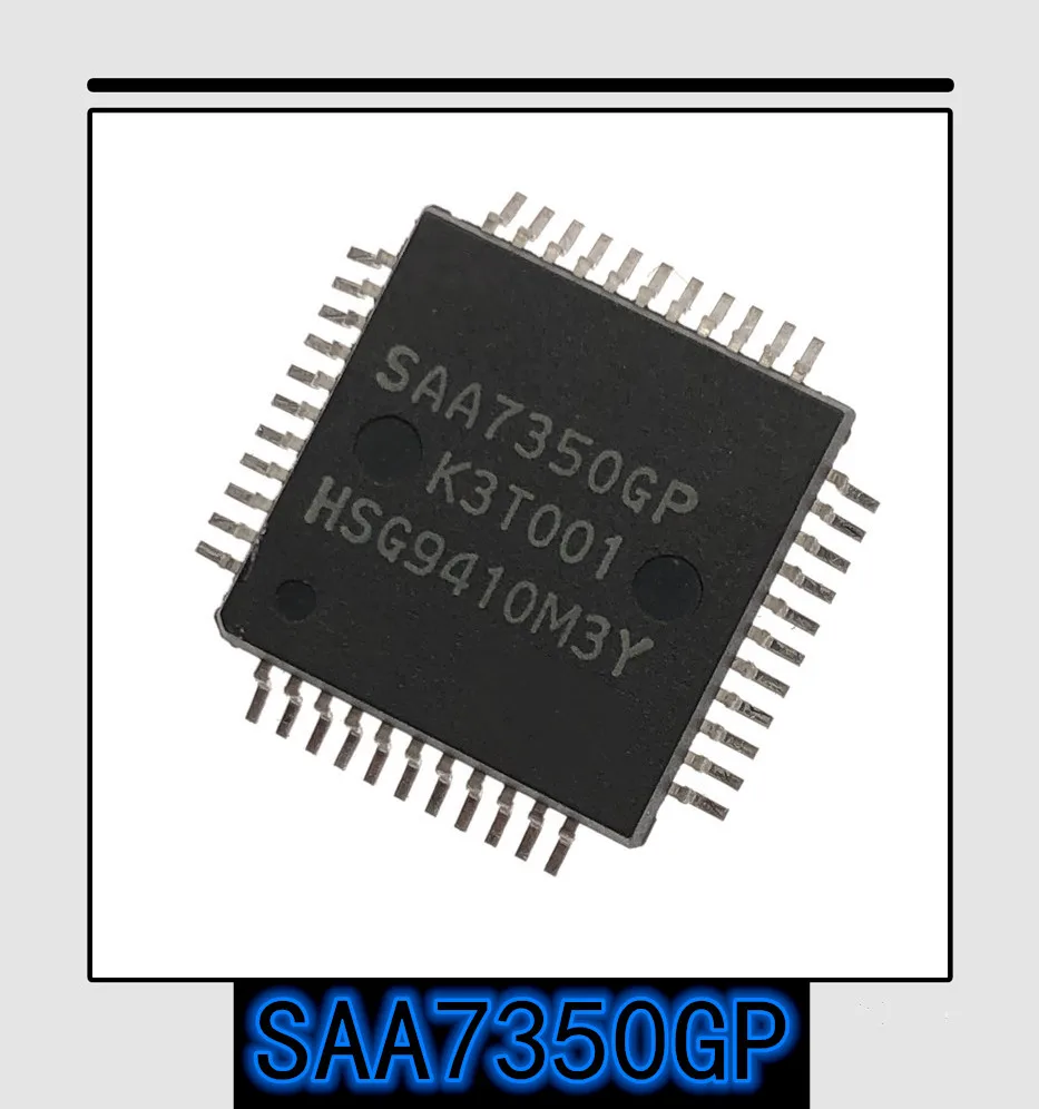 2PCS 20PCS 새로운 원본 정통 SAA7350GP QFP 44 SAA7350 QFP44 디지털 오디오 시스템 DAC 디코더 ...