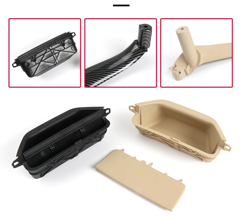 Fibre de carbone gauche - Poignée De Porte Intérieure Gauche-droite ...