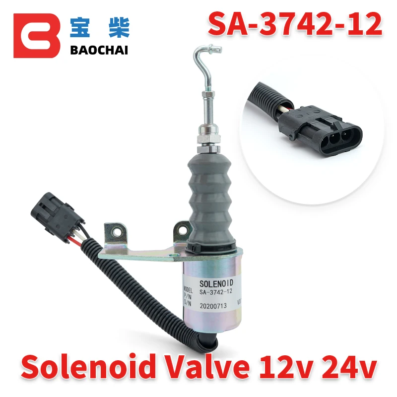 1751ES-3974947-SA-3742-12-3932017-6BT-generator-engine-solenoid-valve ...