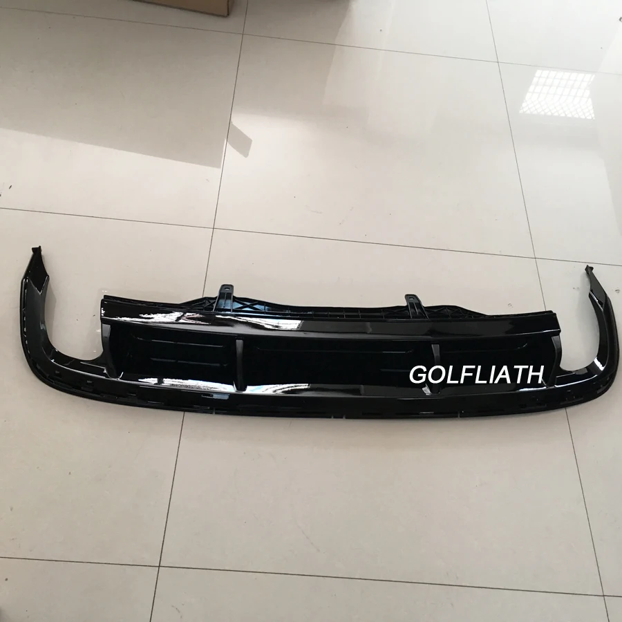 PP-Glossy-Black-Rear-Bumper-Lip-Diffuser-Apron-Fit-For-Volkswagon-VW ...