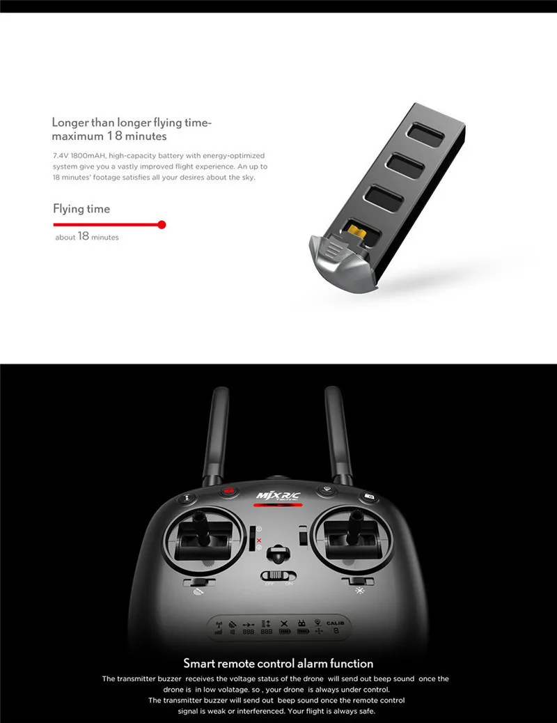 Радиоуправляемый вертолет MJX B2SE с 5G WiFi FPV 1080P HD камерой gps 2 ...