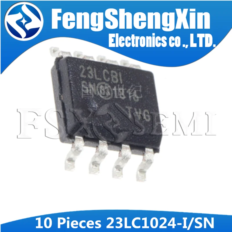 10PCS 23LC1024 I/SN SOP 8 23LC1024 SOP8 23LCBI SOP 23LCBI/SN 23LCB1 ...