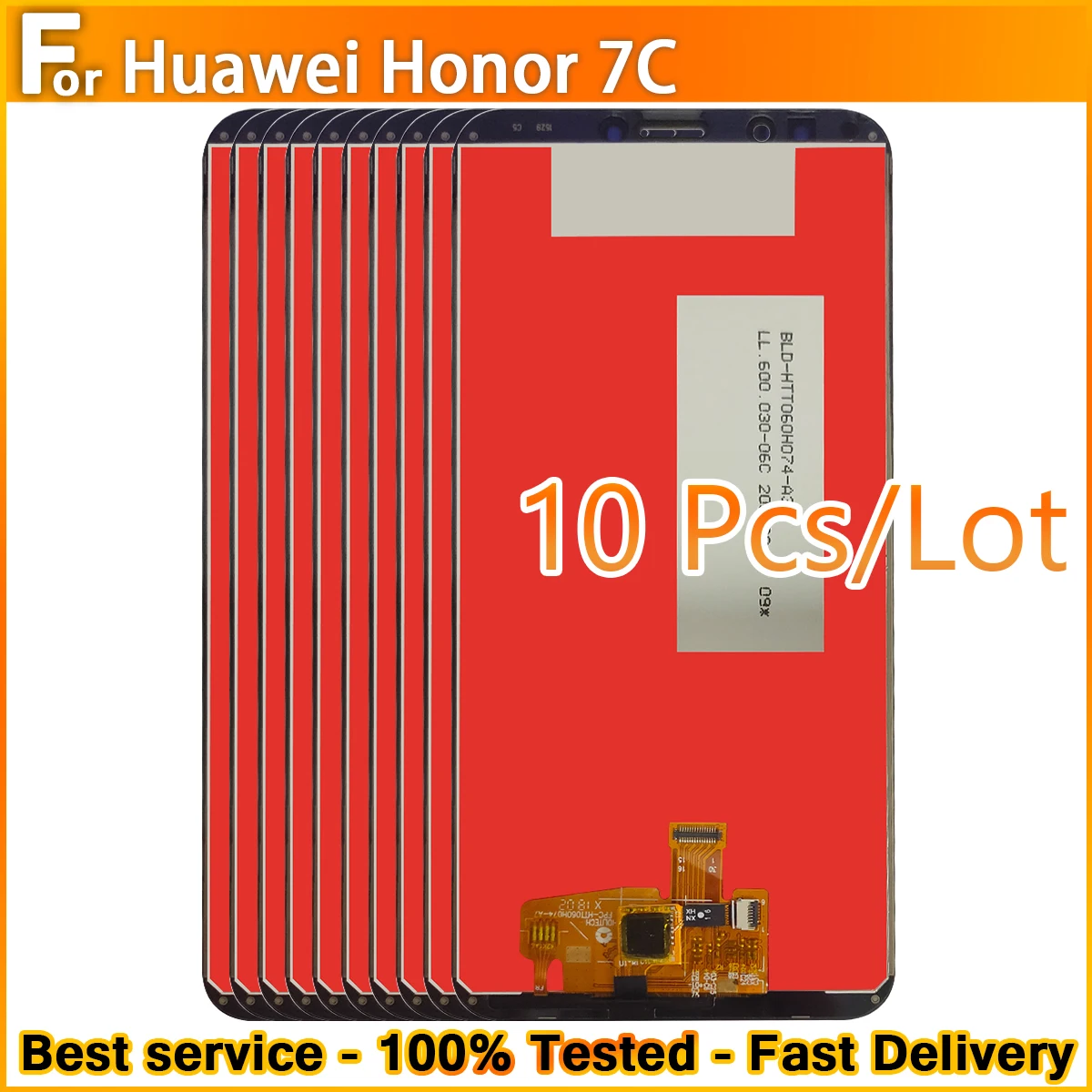 10pcs/ LCD Display For Huawei Honor 7C LND L29 LND AL30 LCD display touch screen for Huawei ...