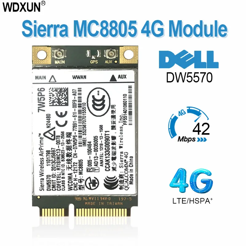 Módulo móvil 4G de banda ancha para DELL Latitude E5440, E6440, E6540 ...