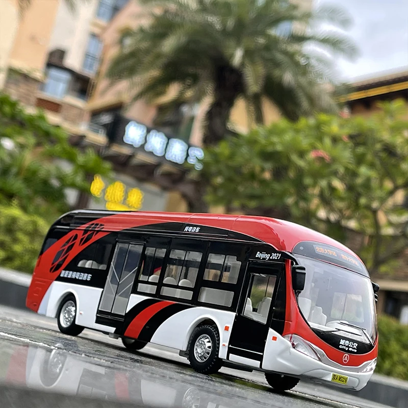 Toy Bus Metal Lights | Electric Tourist Toy | Electric Bus Toys ...